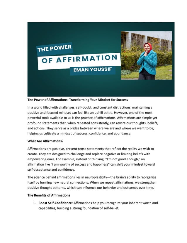 the power of affirmation techniques for you.pdf
