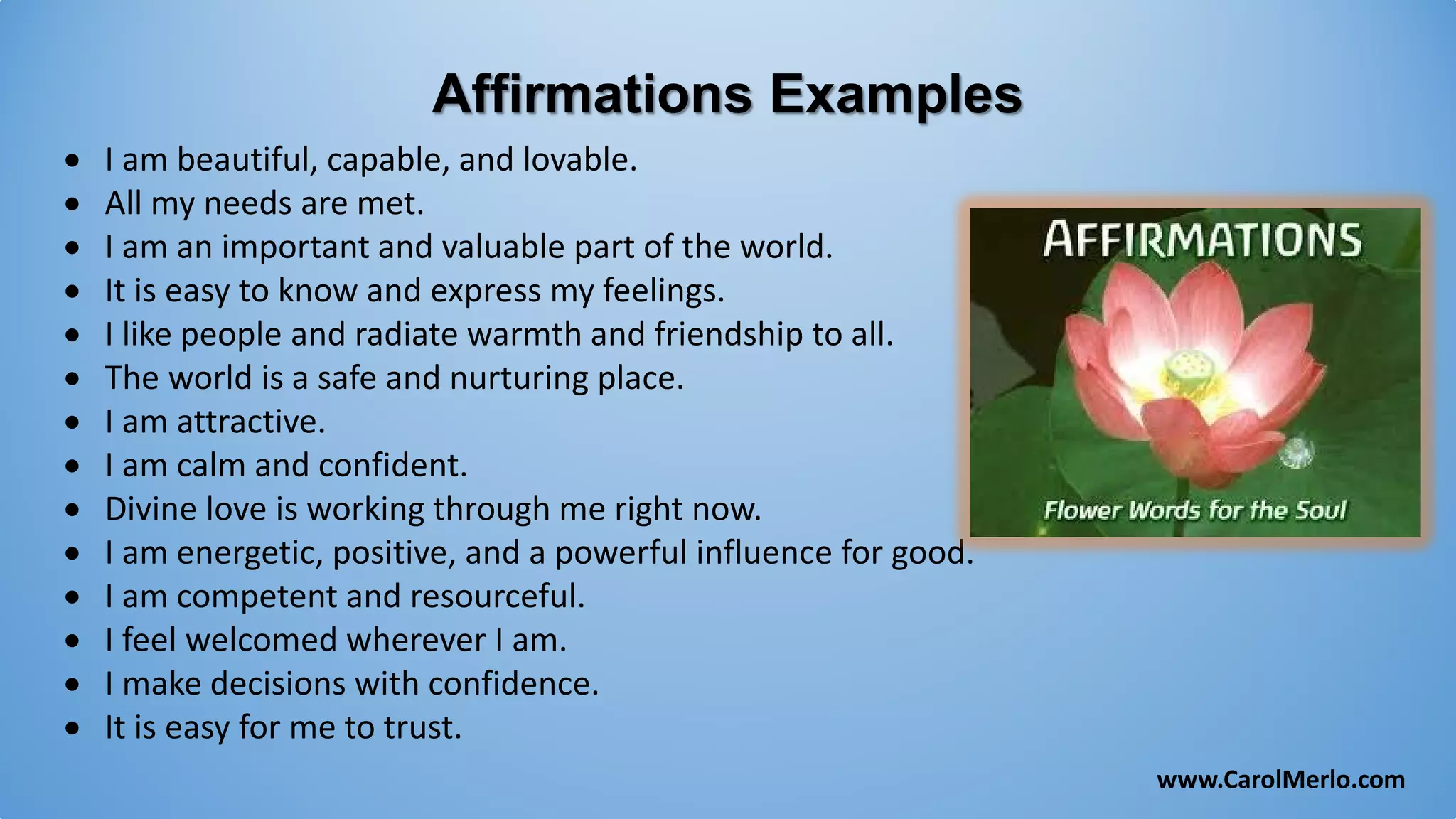 The power of affirmations | PDF
