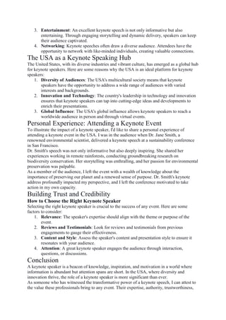 The Power of a Keynote Speaker.pdf