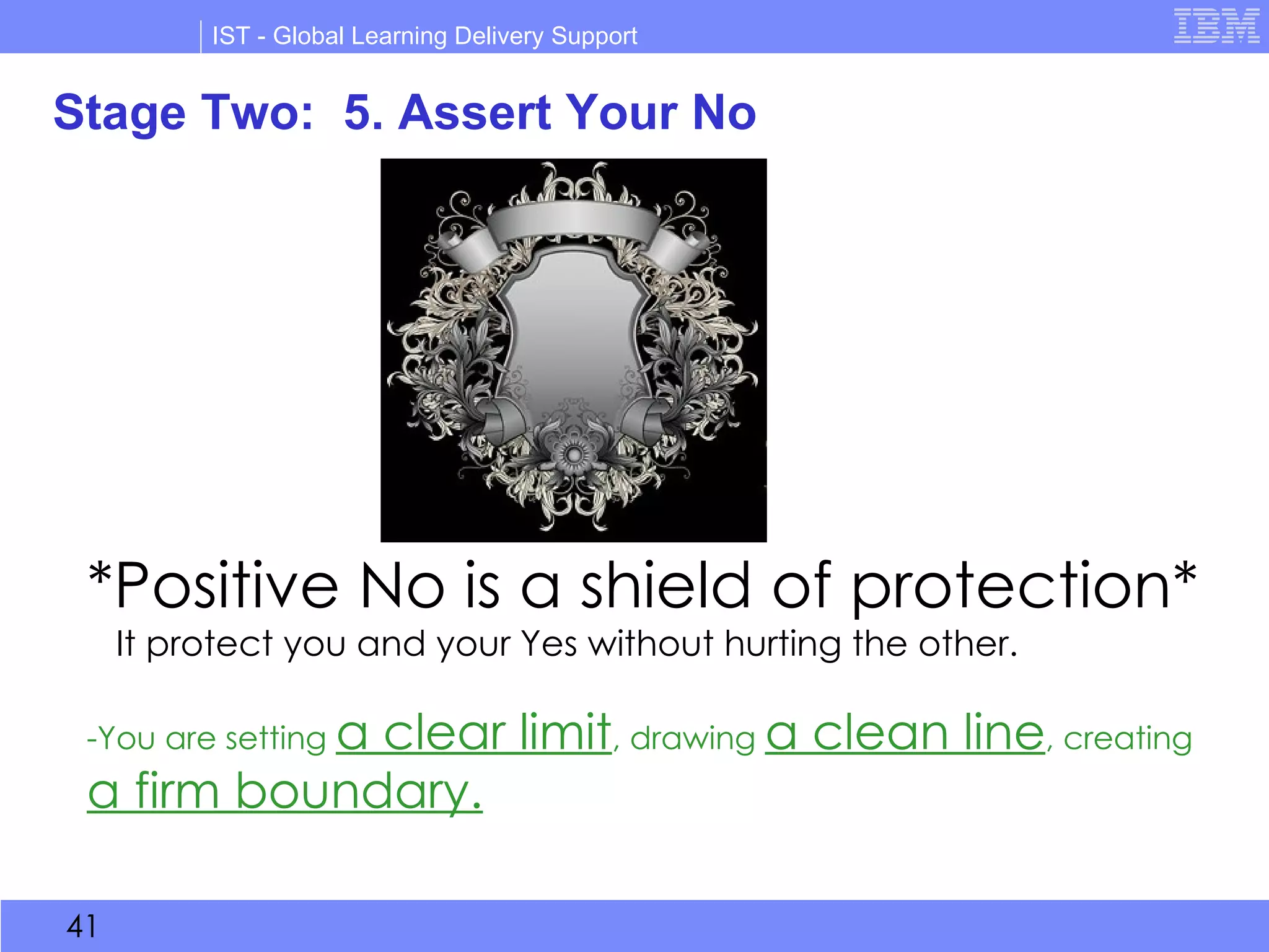 The Power Of A Positive No | PPT