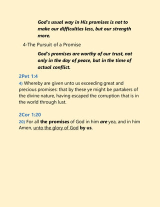 The Power of a Promise for Caleb the Conqueror | DOCX