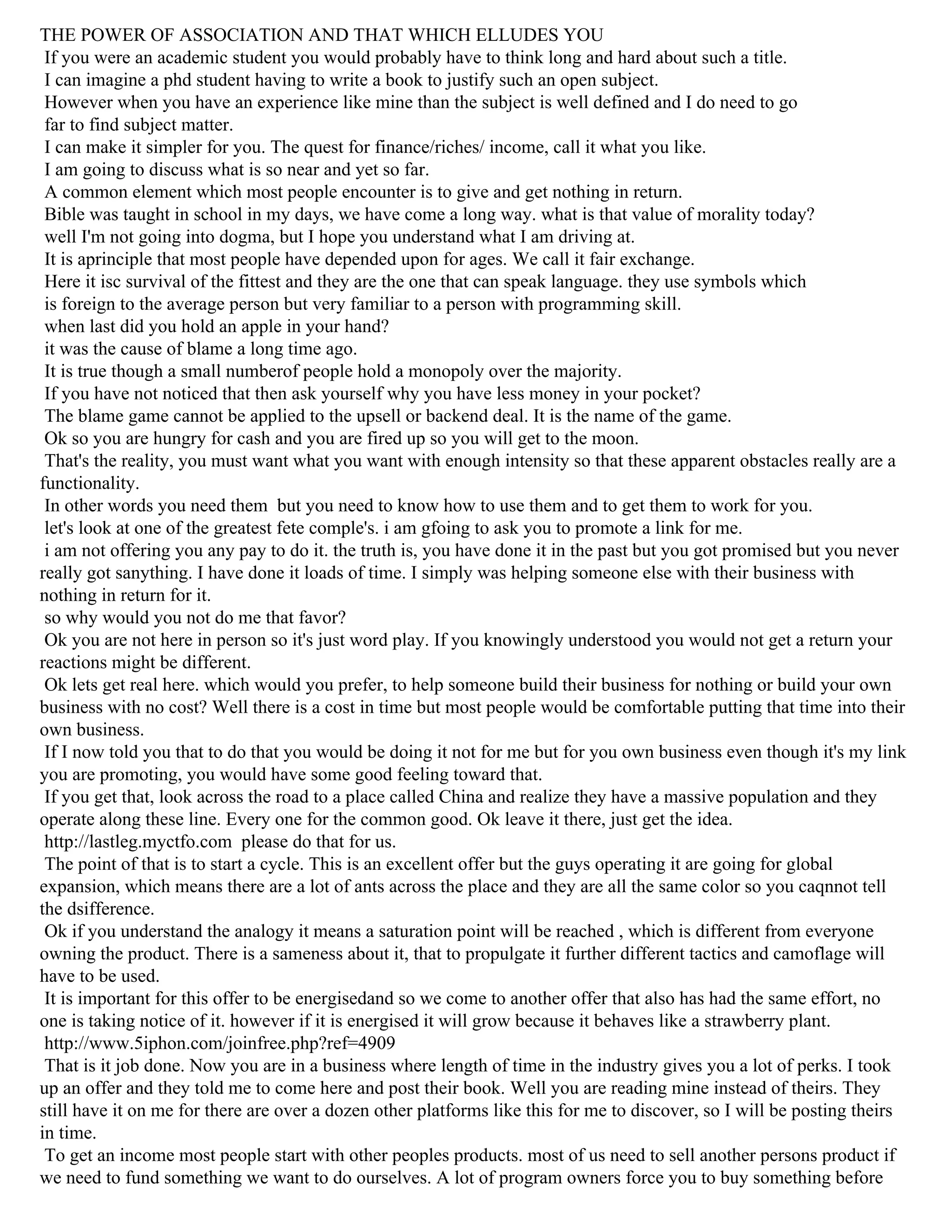 The power of association pdf | PDF