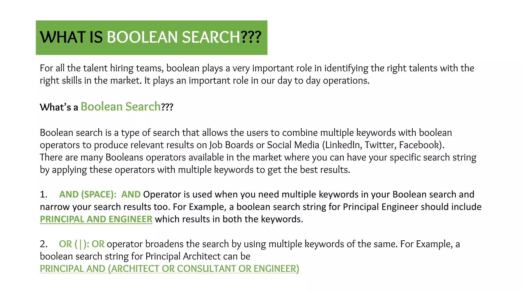 The power of boolean search | PDF