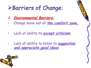 The Power Of Change | PPT