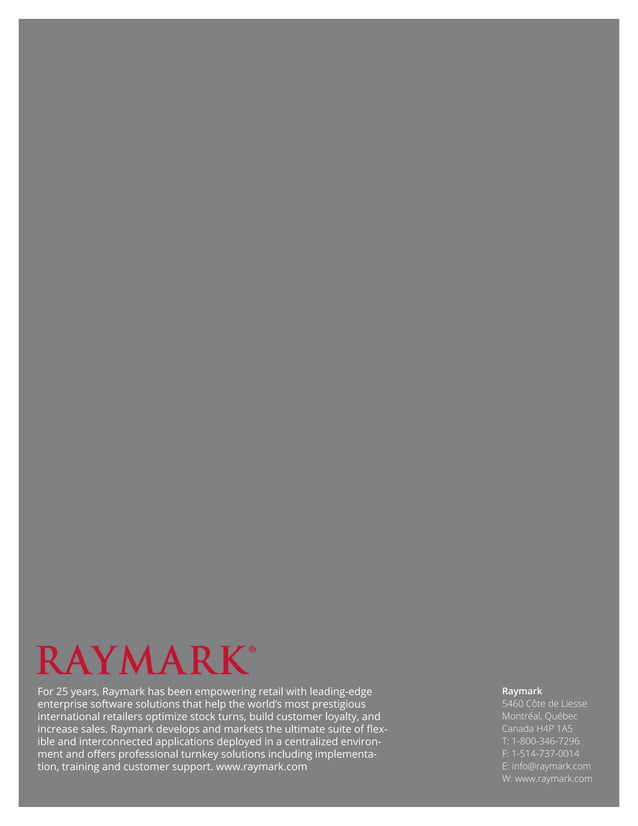The Power of Clienteling Raymark Case Study | PDF