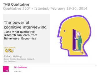 The power of cognitive interviewing and what qualitative research can learn from Behavioural ...