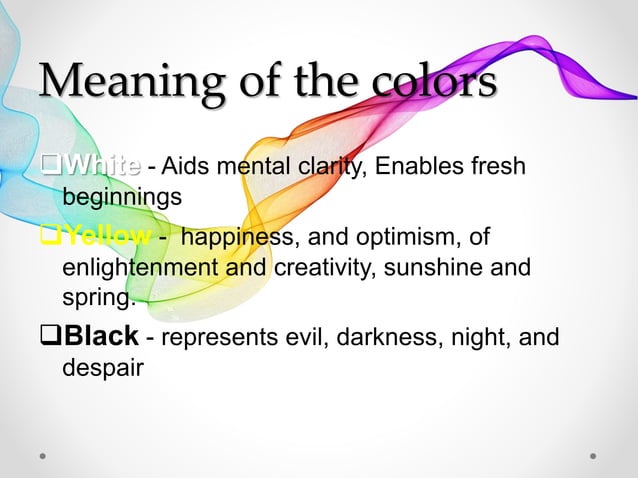 The power of colors | PPT