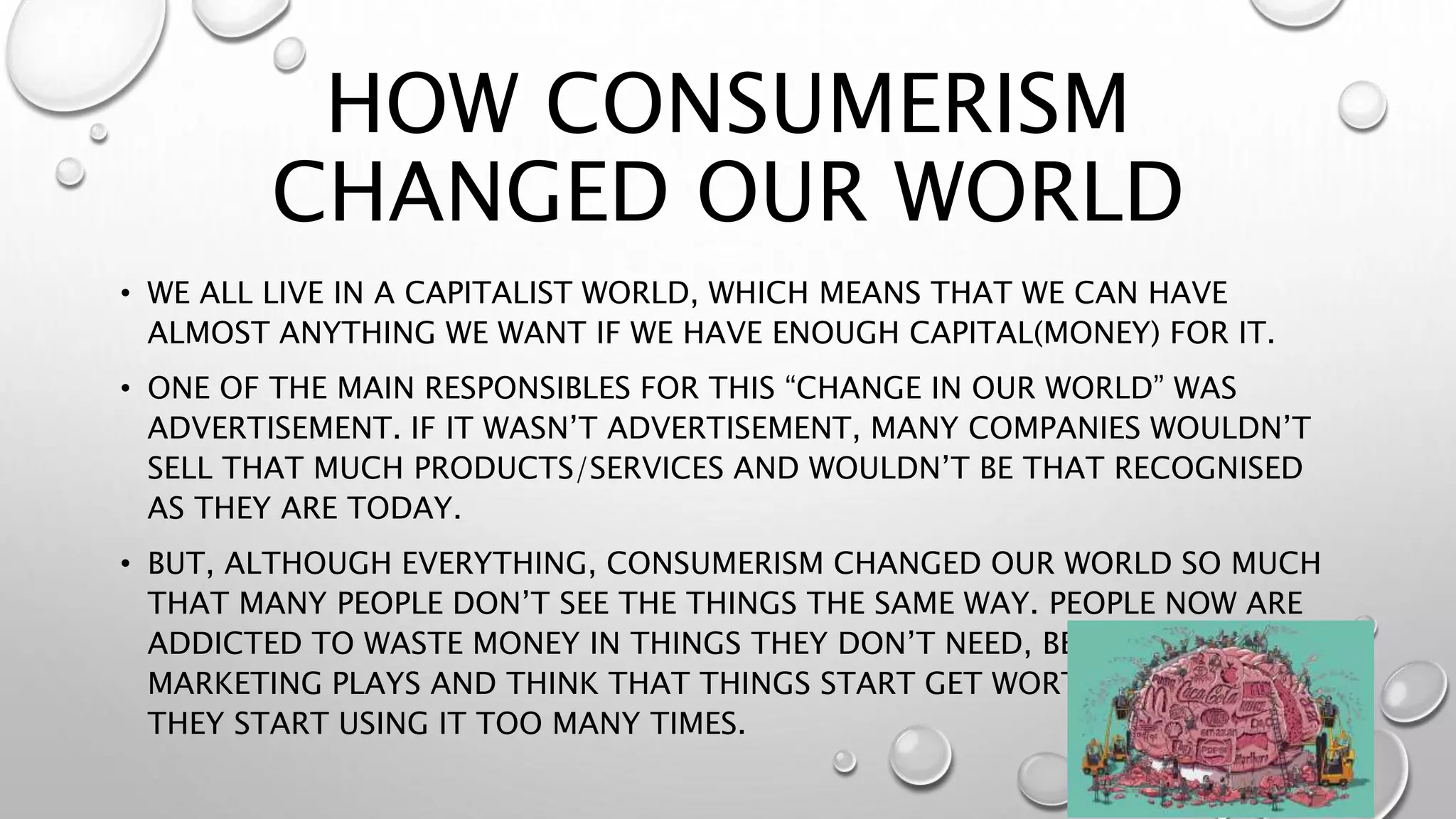 The power of consumerism | PPT