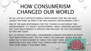 The power of consumerism | PPT