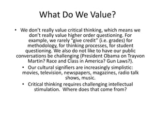 The power of critical thinking-Jon McGill | PPTX