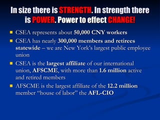 CSEA Power in Central New York | PPT