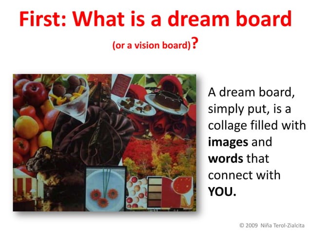 THE POWER OF CUT AND PASTE: How to create a dream board (vision board ...