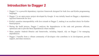 The Power of Dependency Injection with Dagger 2 and Kotlin | PPT