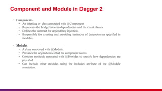 The Power of Dependency Injection with Dagger 2 and Kotlin | PPTX