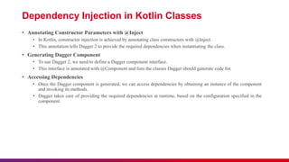 The Power of Dependency Injection with Dagger 2 and Kotlin | PPT
