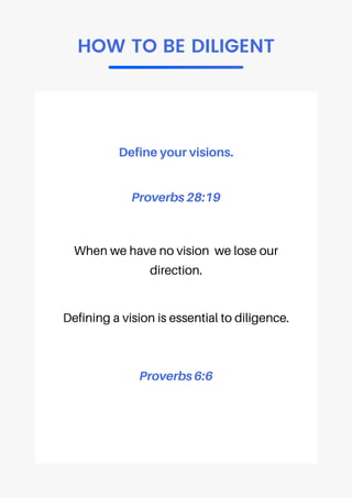 The Power of Diligence | PDF