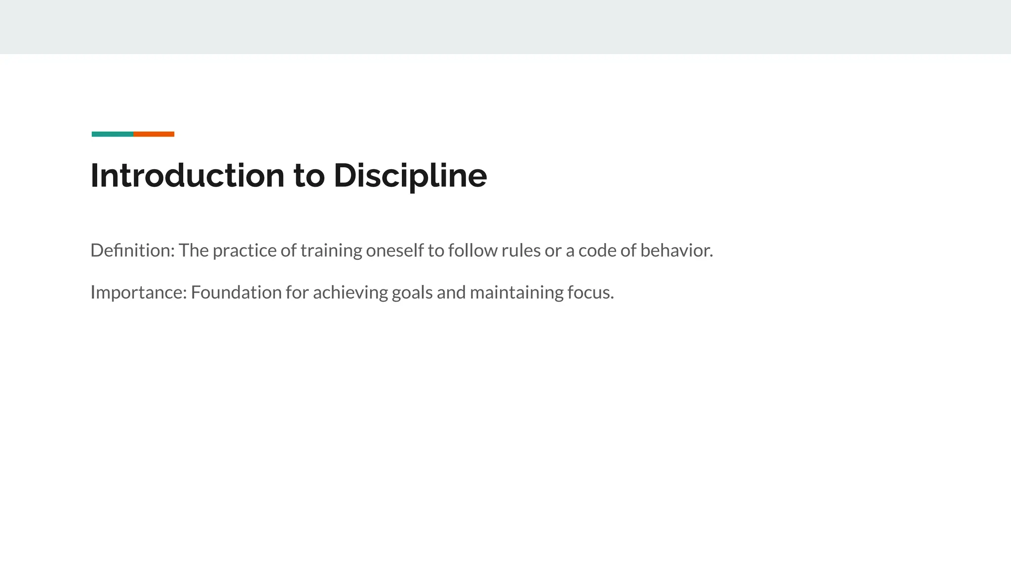 The Power of Discipline-Something You Need For Life | PDF