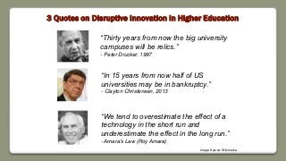 The Power of Disruption Keynote Andrew Sears CCCU COT Conference | PPT