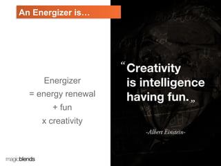 The power of energizers x magic blends | PDF