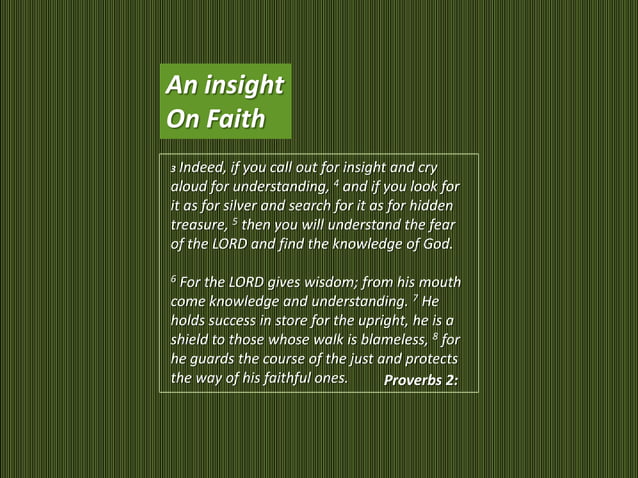 The Power of Faith | PPTX | Christianity | Religion & Spirituality