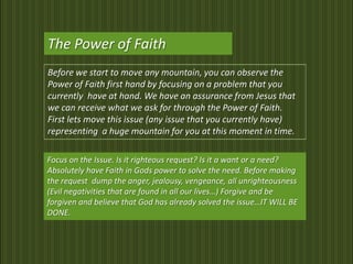 The Power of Faith | PPTX