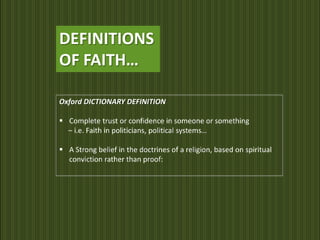 The Power of Faith | PPTX
