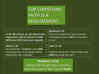 The Power of Faith | PPTX