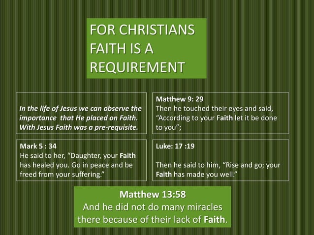 The Power of Faith | PPTX | Christianity | Religion & Spirituality