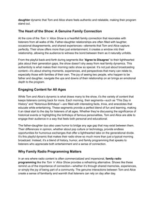 The Power of Father-Daughter Bonding in Radio_ Tom and Alice’s Unique ...