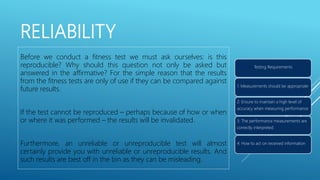 The Power of Fitness Testing | PPTX