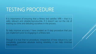 The Power of Fitness Testing | PPTX