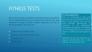The Power of Fitness Testing | PPTX