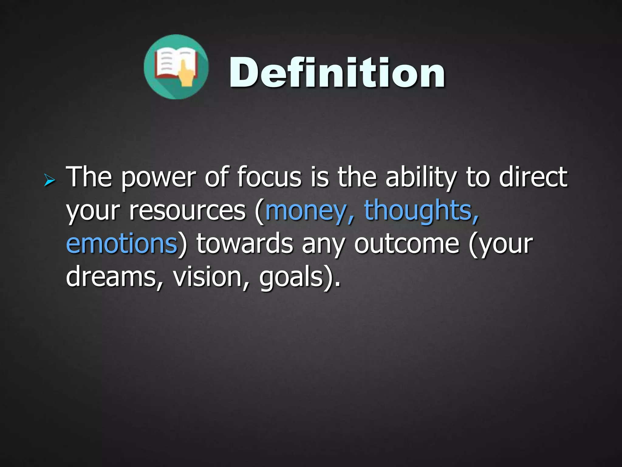 The Power of Focus | PPTX