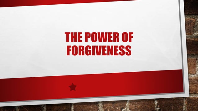 The Power of Forgiveness: A Lenten Retreat.pptx | Christianity ...