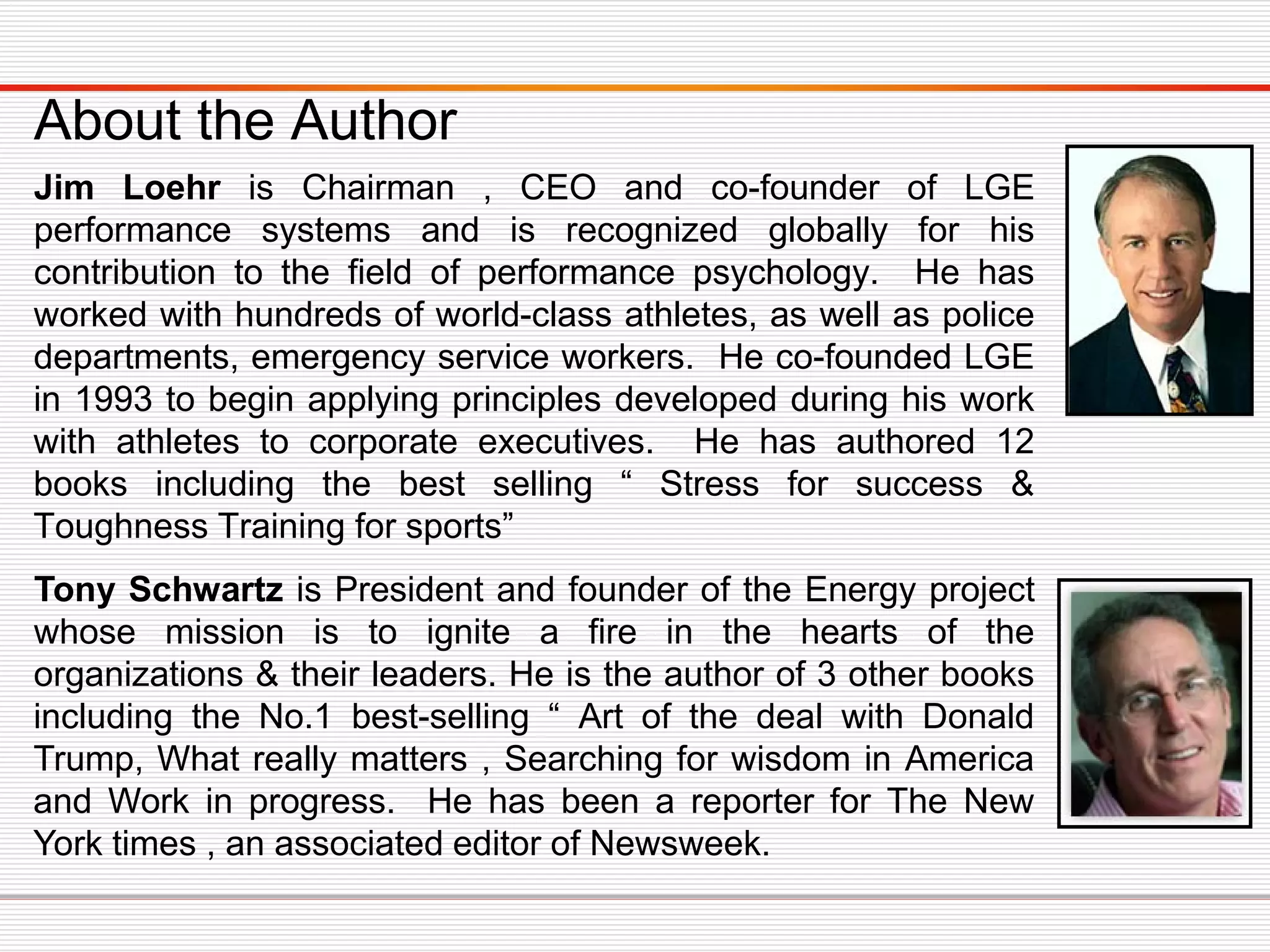 The Power Of Full Engagement | PDF