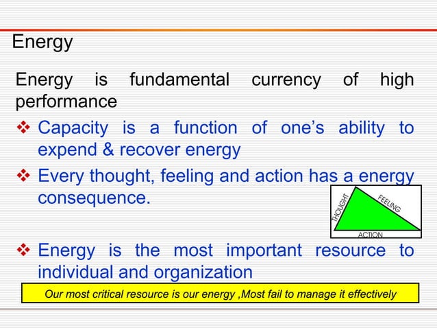 The Power Of Full Engagement | PDF