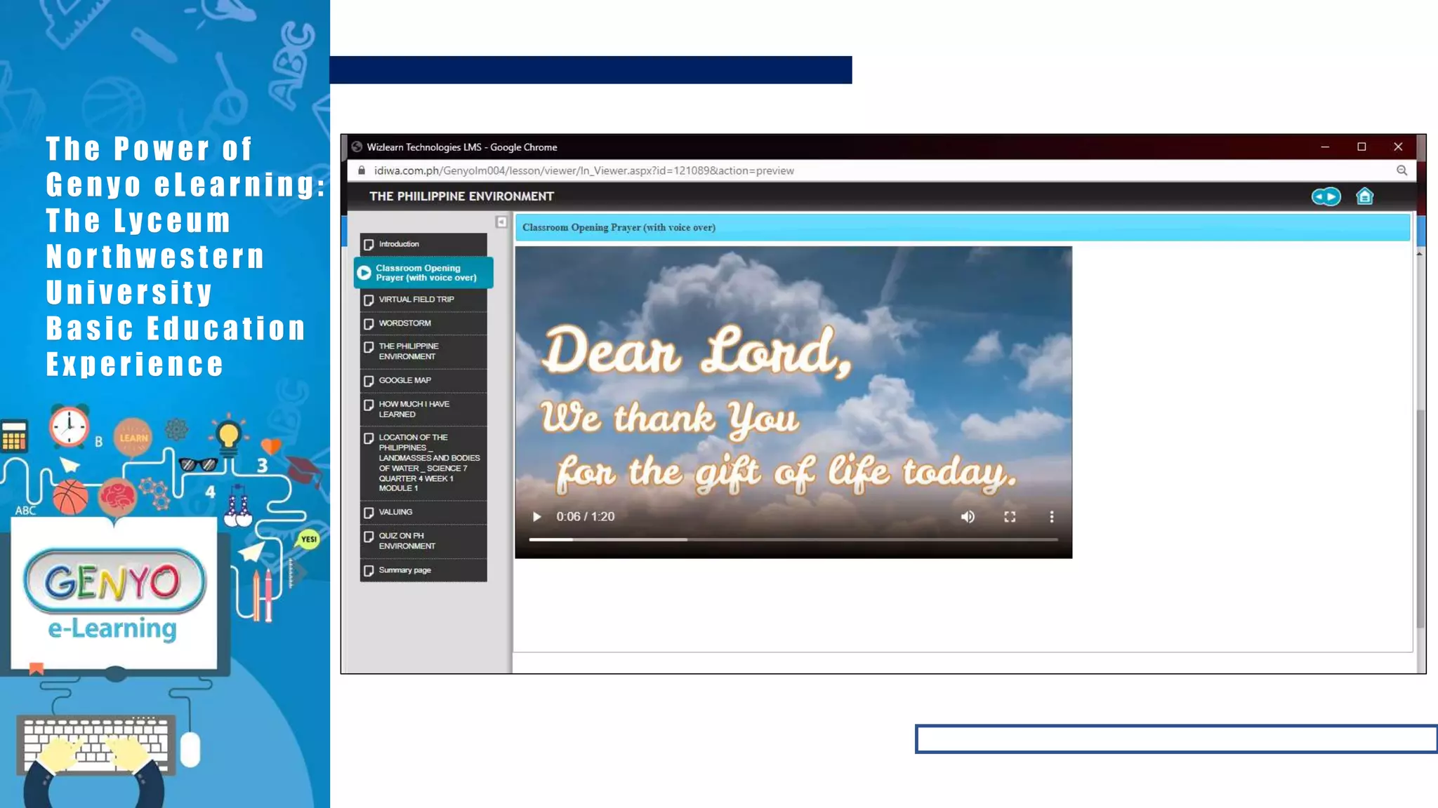 The Power of Genyo eLearning- The Lyceum Northwestern University Basic ...
