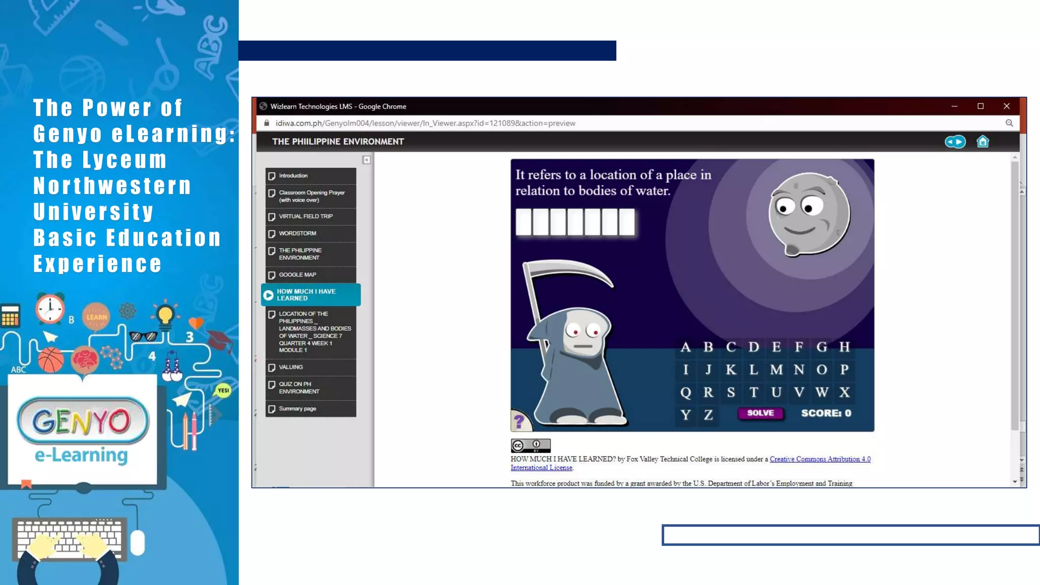 The Power of Genyo eLearning- The Lyceum Northwestern University Basic ...