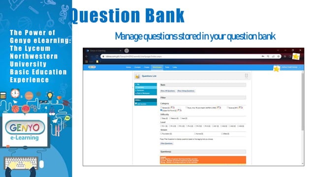 The Power of Genyo eLearning- The Lyceum Northwestern University Basic ...