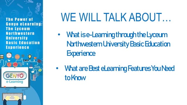 The Power of Genyo eLearning- The Lyceum Northwestern University Basic ...