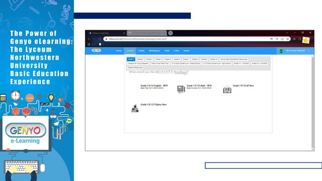 The Power of Genyo eLearning- The Lyceum Northwestern University Basic ...