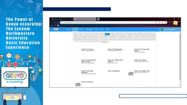 The Power of Genyo eLearning- The Lyceum Northwestern University Basic ...