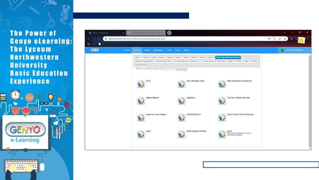 The Power of Genyo eLearning- The Lyceum Northwestern University Basic ...