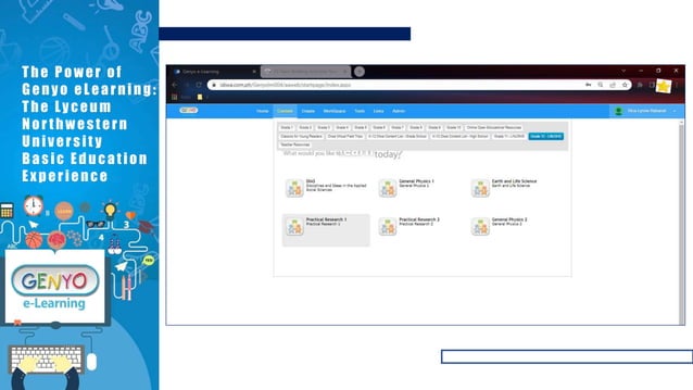 The Power of Genyo eLearning- The Lyceum Northwestern University Basic ...