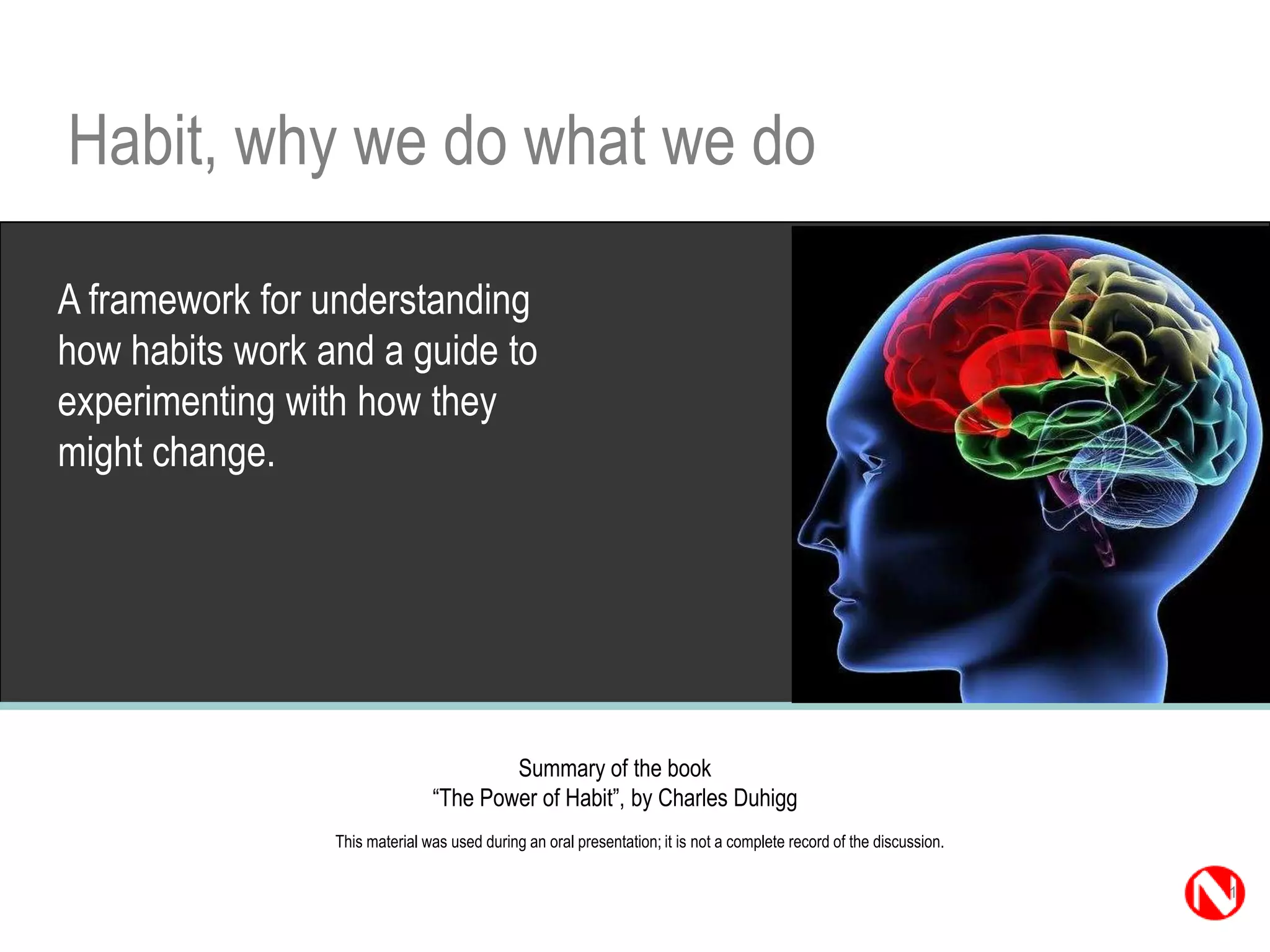 How Habits Work and How to Change Them | PPT