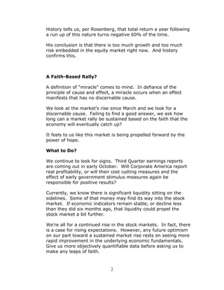 The Power Of Hope 092909 | PDF