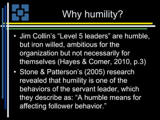 The power of humility | PPTX
