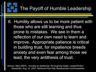 The power of humility | PPTX