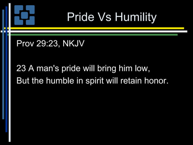 The power of humility | PPTX