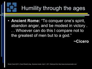 The power of humility | PPTX
